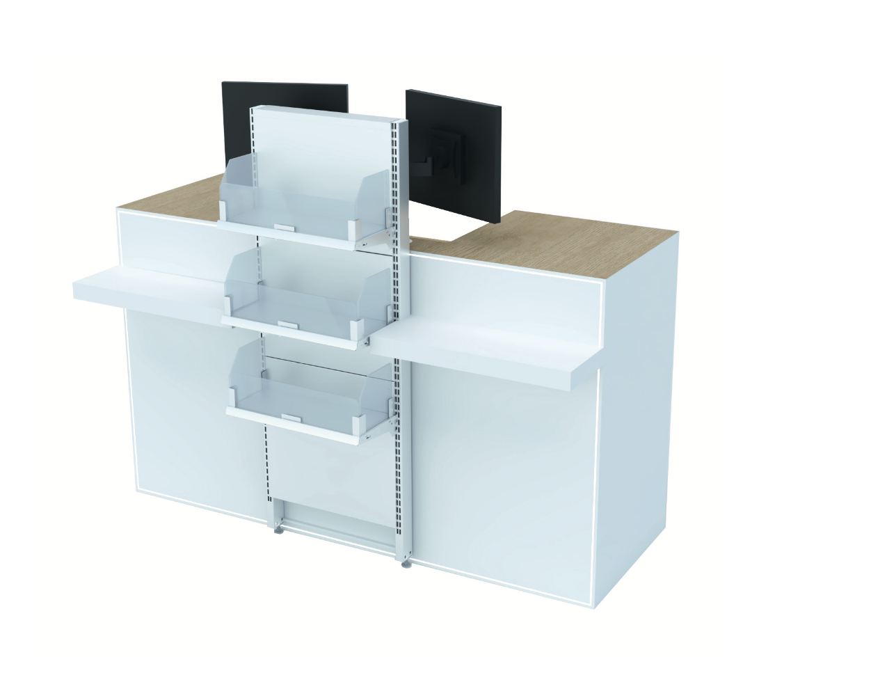 L'inter comptoir dans l'agencement de pharmacie - Proexpace